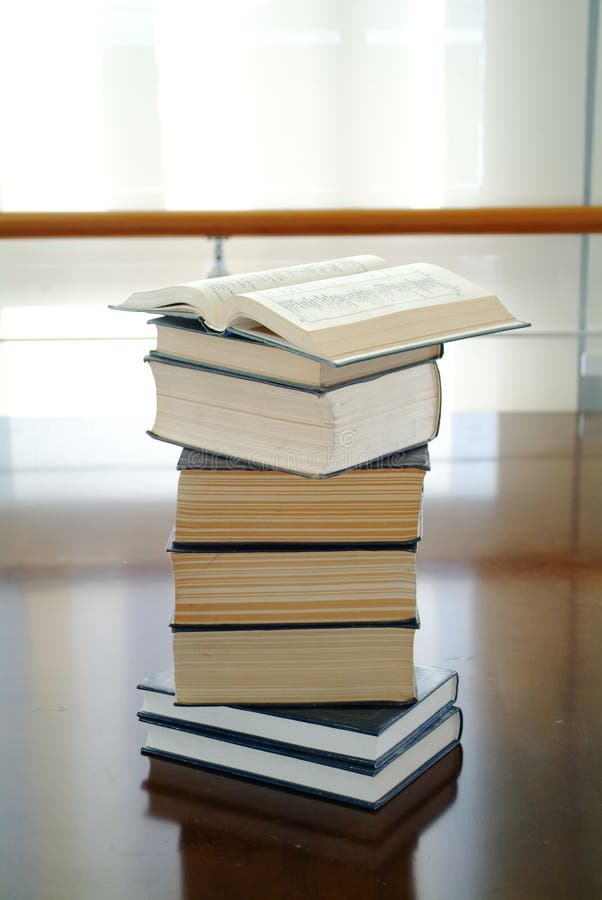 Open book on books stock photo. Image of horizontal, life - 54668126