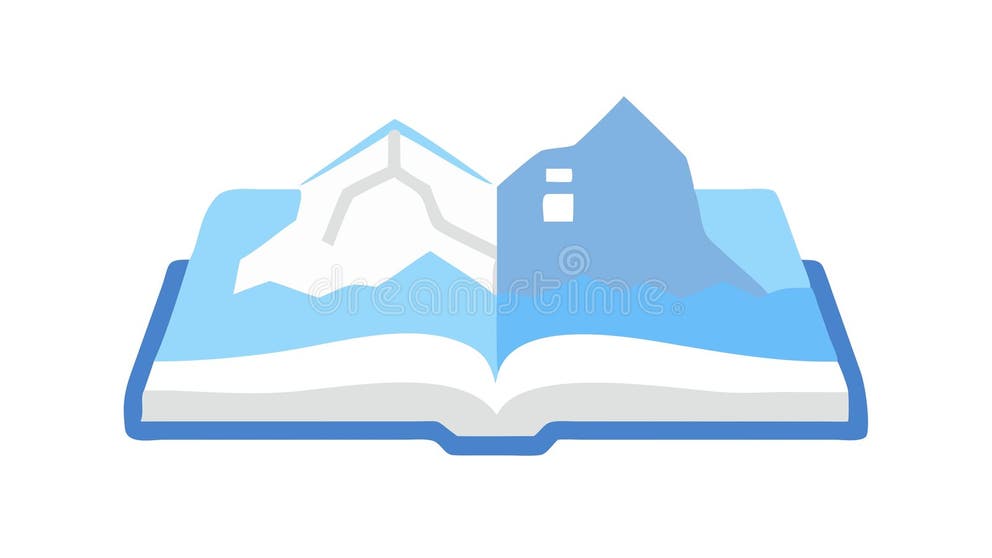 Open Book with Brain. Intellectual Growth and Study, Vector Design ...