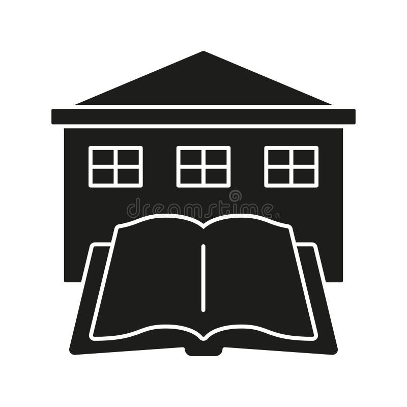 Library Silhouette Symbol Stock Illustrations – 20,261 Library ...
