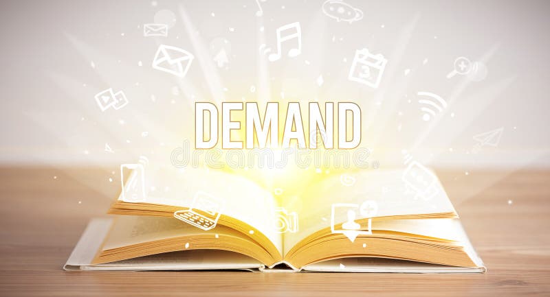 Open Book with Business Inscription Stock Photo - Image of market ...