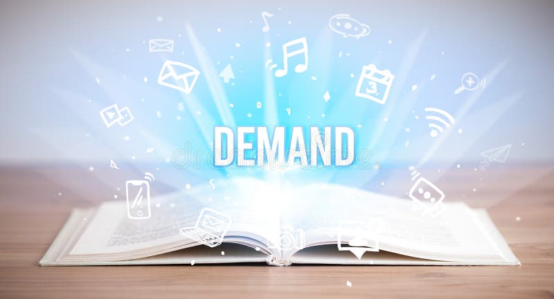 Open Book with Business Inscription Stock Photo - Image of contemporary ...