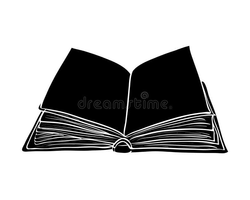 Open Book Cartoon Vector Symbol Icon Design. Beautiful Illustration ...