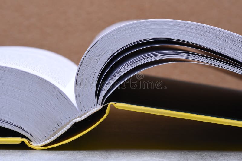 Open Book Closeup, Learning Concept Stock Photo - Image of notebook ...