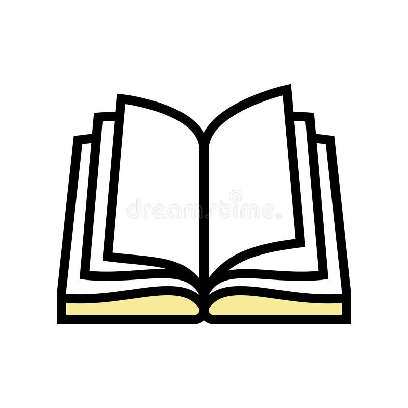 Open Book Color Icon Vector Illustration Stock Vector - Illustration of ... Open Book Color Icon Vector Illustration Stock Vector - Illustration of ...