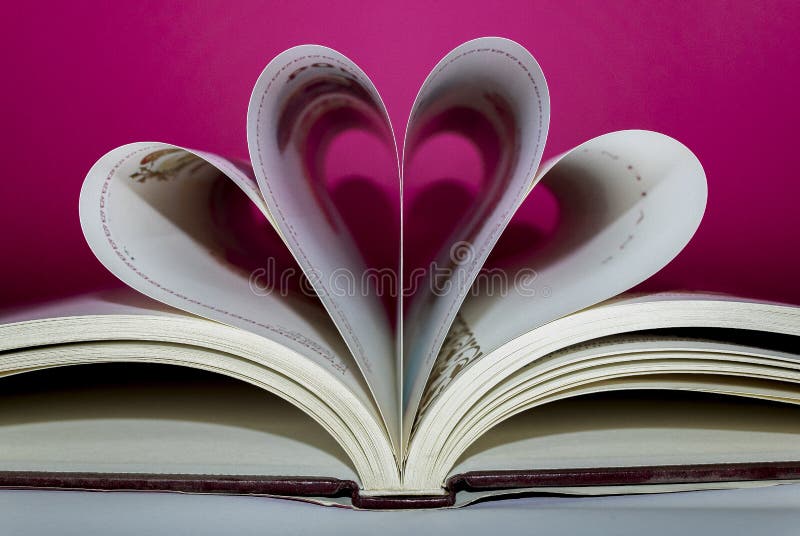 Open Book Creating Shapes with Sheets Stock Photo - Image of studying ...