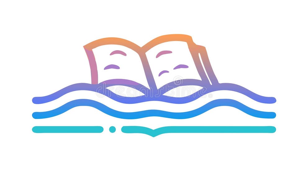 Open Book with Cross Mark Icon, Error, Unread, or Cancellation, Vector ...