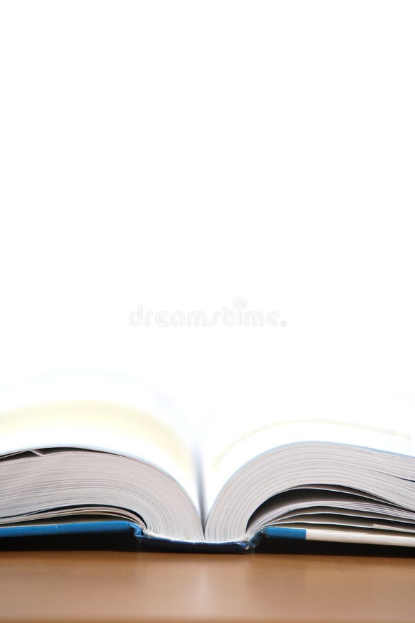 An Open Book On A Desk Picture. Image: 4787082