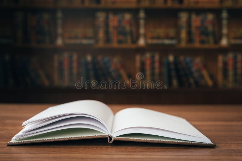 Open book on the desk stock image. Image of educational - 120753181