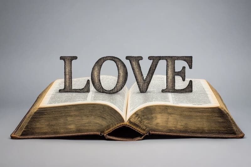 An Open Book Displays the First Letters of Each Chapter, Creatively ...