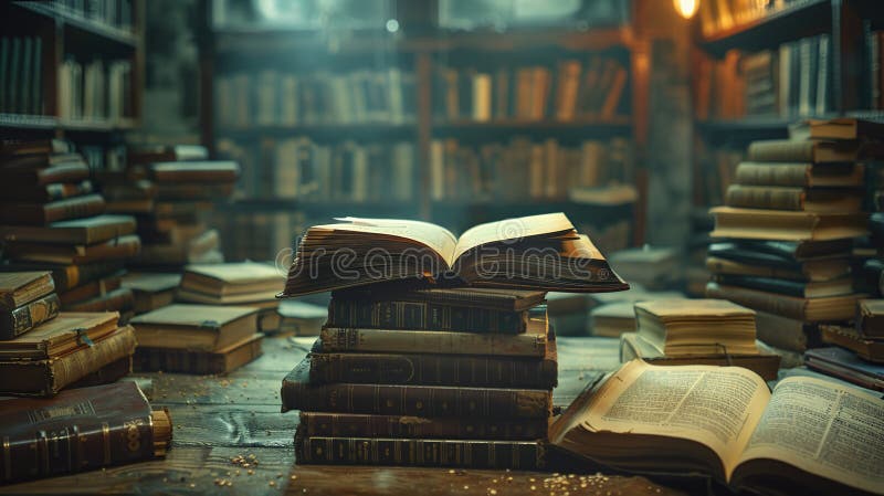 Old Dusty Library Education Book Stock Illustrations – 593 Old Dusty ...