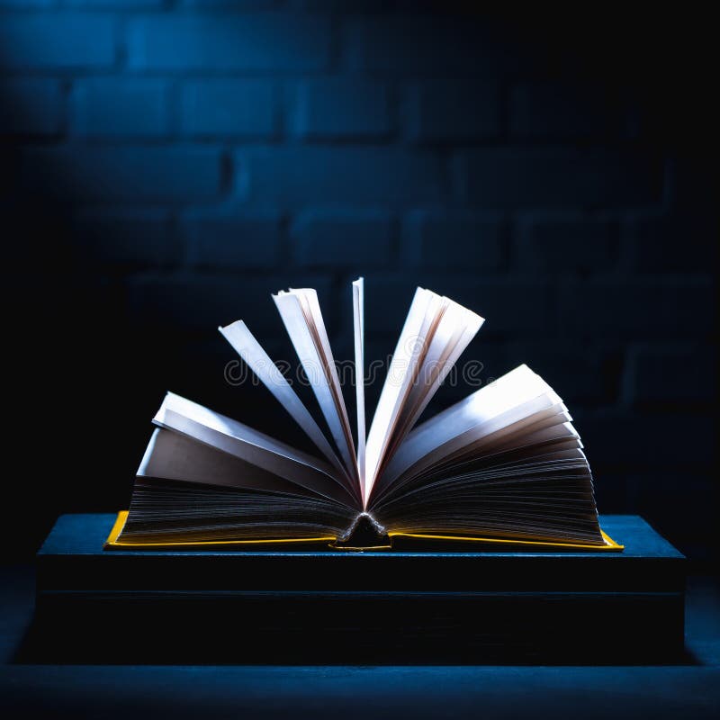 Open book with empty pages stock photo. Image of knowledge - 120669938