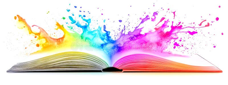Rainbow Colors Exploding White Background Creating Abstract Design Stock Photos - Free & Royalty ...
