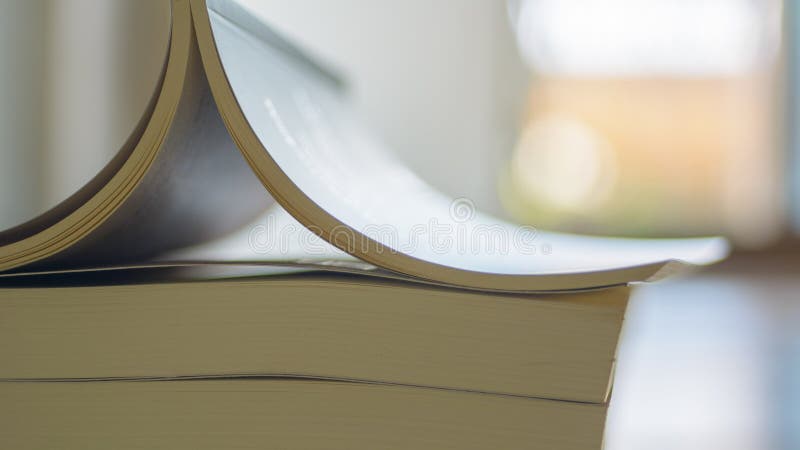Open the Book Face Down in Natural Light Stock Image - Image of ...