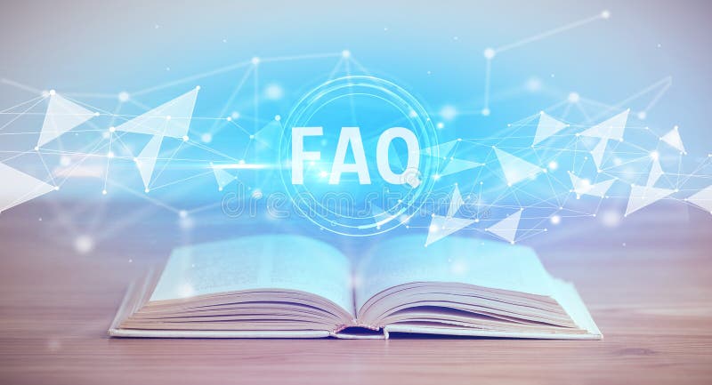 Open Book with Abbreviation Concept Stock Photo - Image of icon ...