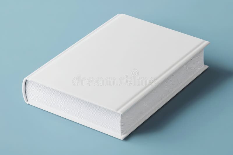 An Open Book, Featuring Empty Pages, is Resting on a Concrete Surface ...