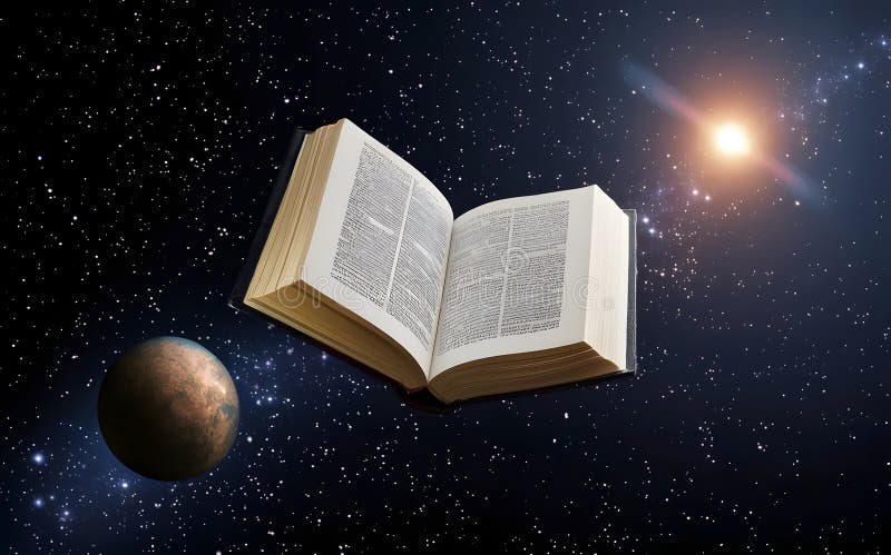 Open Book Floating in Outer Space, Knowledge Exploration, and the ...