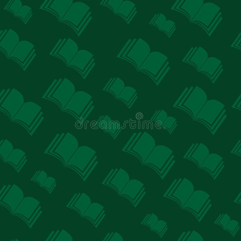 Open Book Fly Green Pattern Stock Vector - Illustration of shape ...