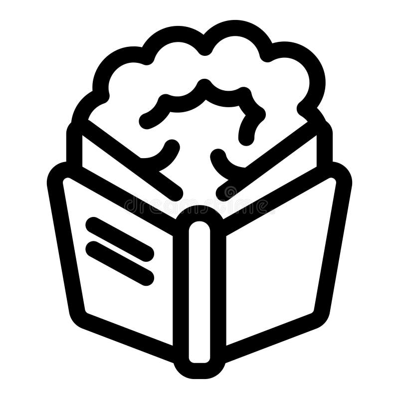 Open Book Generating Brain Providing Knowledge and Wisdom Stock ...