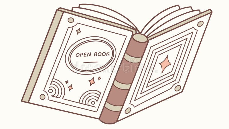 Open Book with Glowing Page Symbolizing Knowledge Vector, Vector Design ...