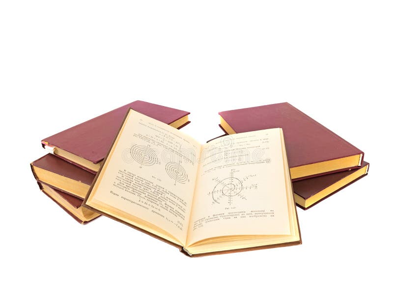 An Open Book on a Group of Books, Study, Study Stock Photo - Image of ...