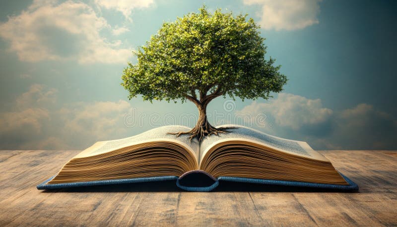 Tree Growing From The Bible