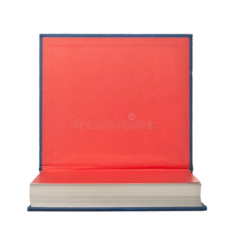 Old red hardcover book stock photo. Image of paper, isolated - 2414570