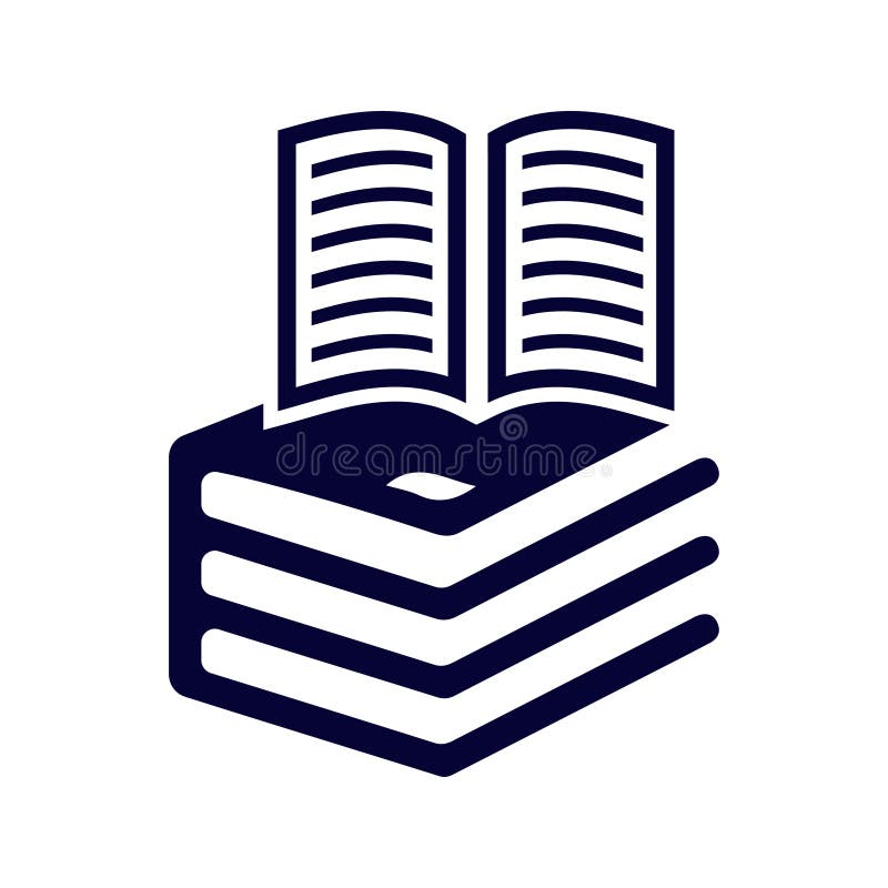 Open book icon stock vector. Illustration of vector - 262619331