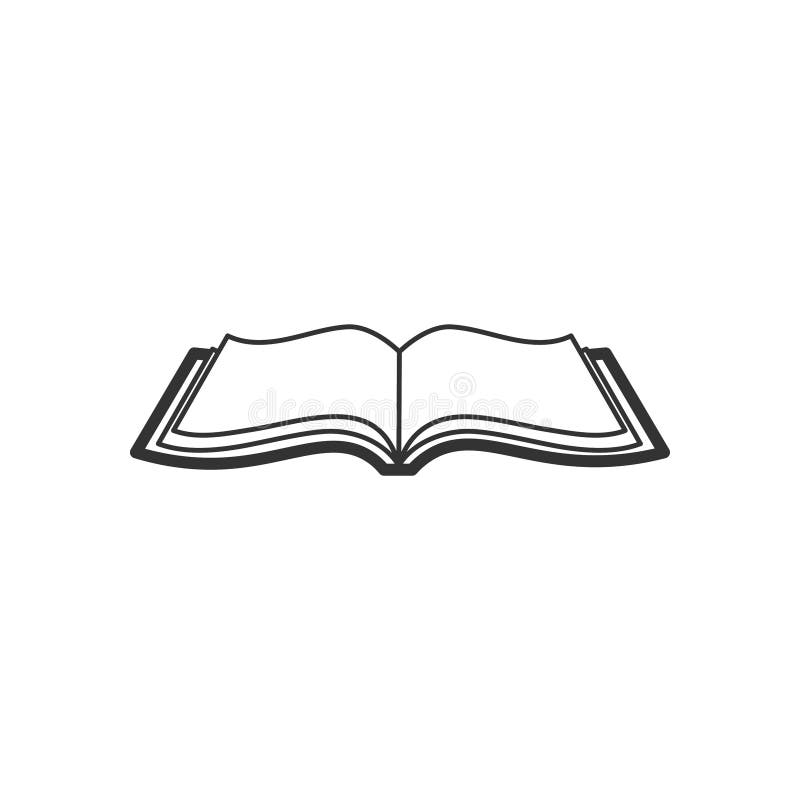 Open Book Icon Design Template Vector Illustration Stock Vector ...