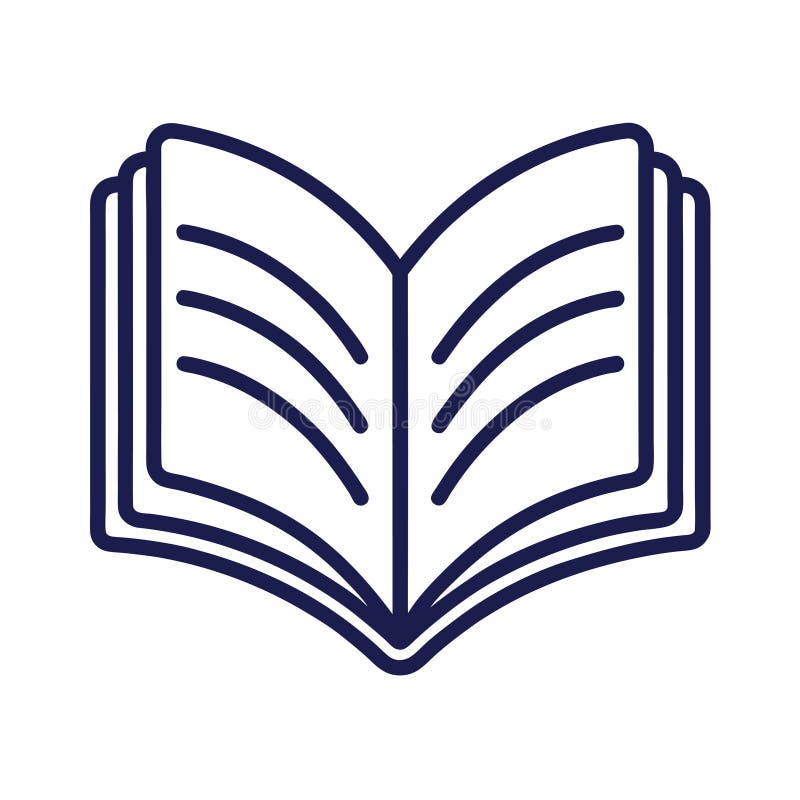Open Book Icon: Education, Reading, Knowledge, and Learning Symbol ...