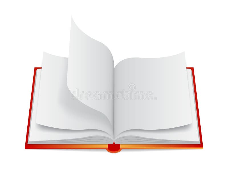 Open book stock vector. Illustration of journal, vector - 23789591