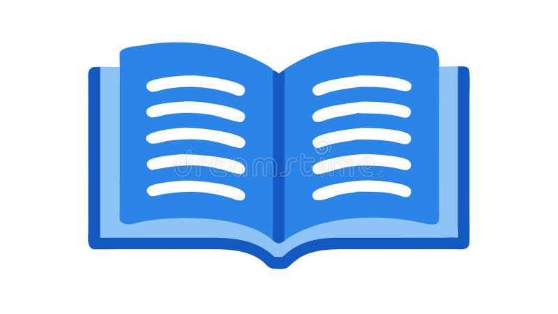 Open Book Icon, Learning and Education, Literature and Study, Vector ...