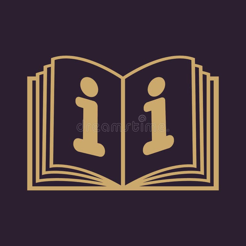 The Open Book Icon. Manual and Tutorial, Instruction, Encyclopedia ...