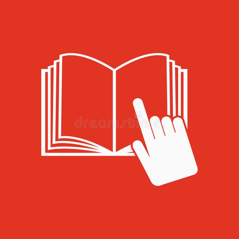 The Open Book Icon. Manual and Tutorial, Instruction Symbol Stock ... The Open Book Icon. Manual and Tutorial, Instruction Symbol Stock ...