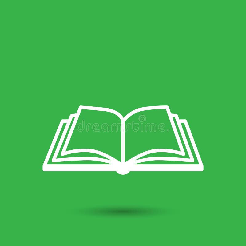 Open Book Icon Set, Flat Style Stock Vector - Illustration of group ...