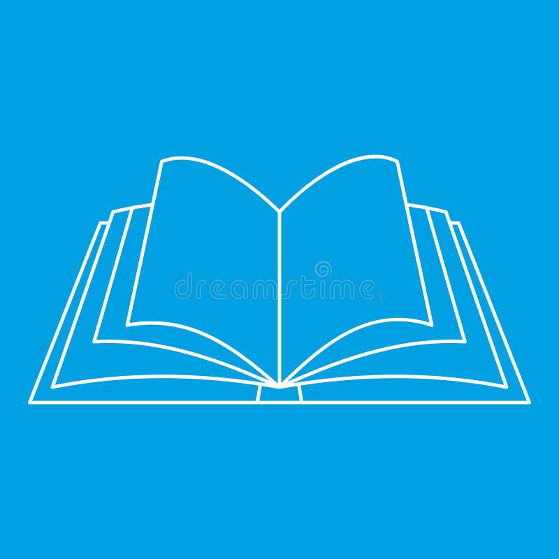 Open Book Outline Stock Illustrations – 28,897 Open Book Outline Stock ...