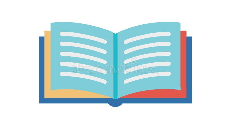 Open Book Icon, Represents Reading, Learning, or Story , Vector Design ...