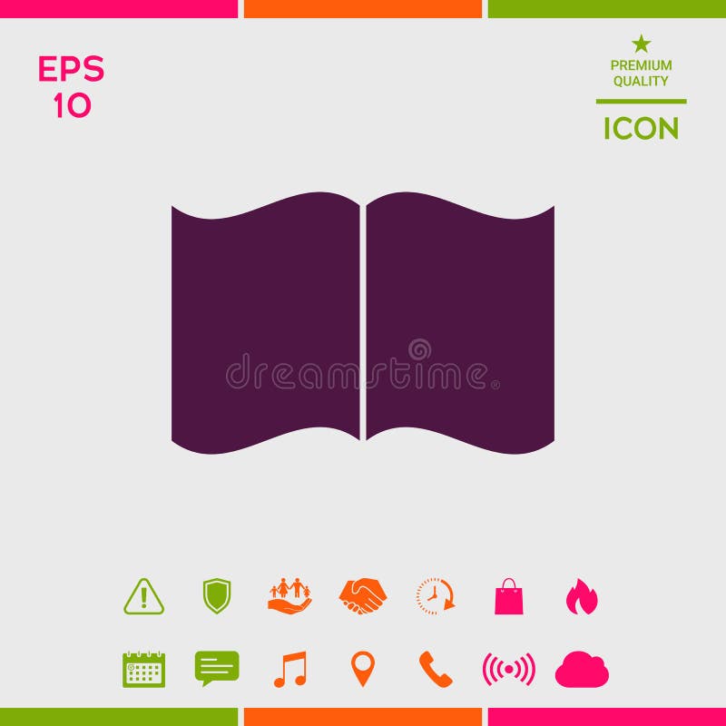 Open book icon stock vector. Illustration of education - 118068672