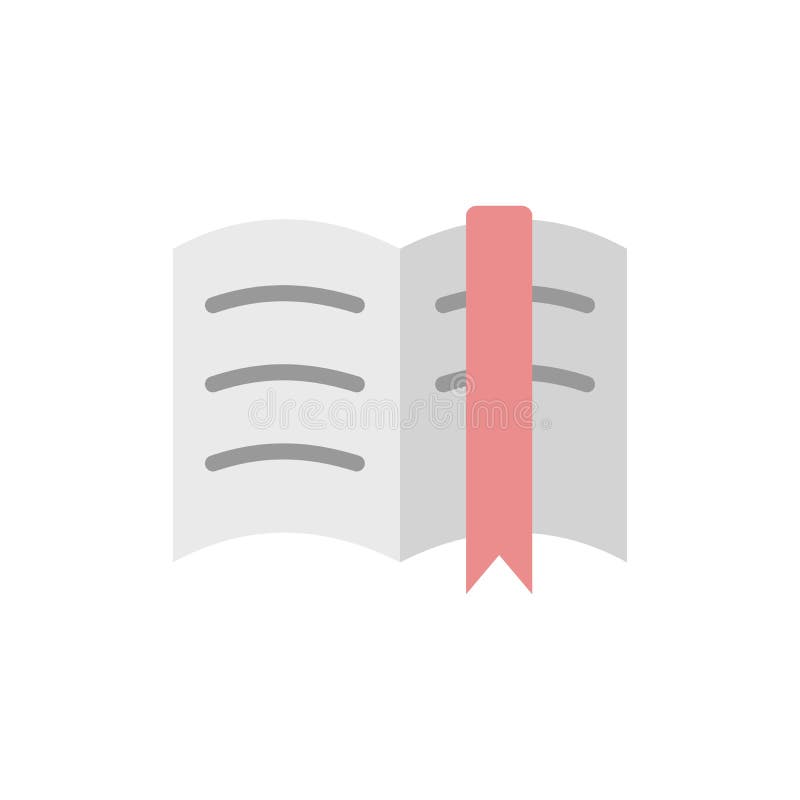 Open Book Icon. Simple Color Vector Elements of Knowledge Icons for Ui ...
