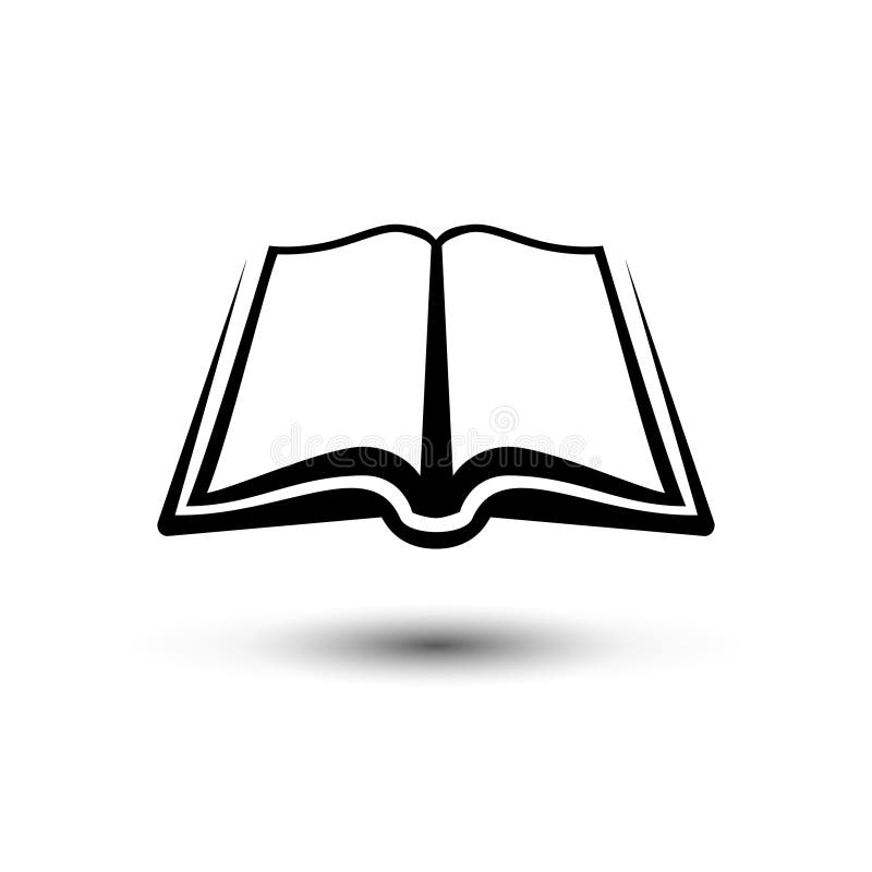 Open Book Icon. Vector Flat Symbol Stock Vector - Illustration of album ...