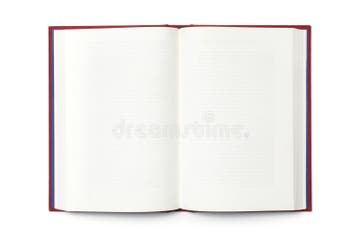 Open book isolated stock photo. Image of clean, textbook - 82365344