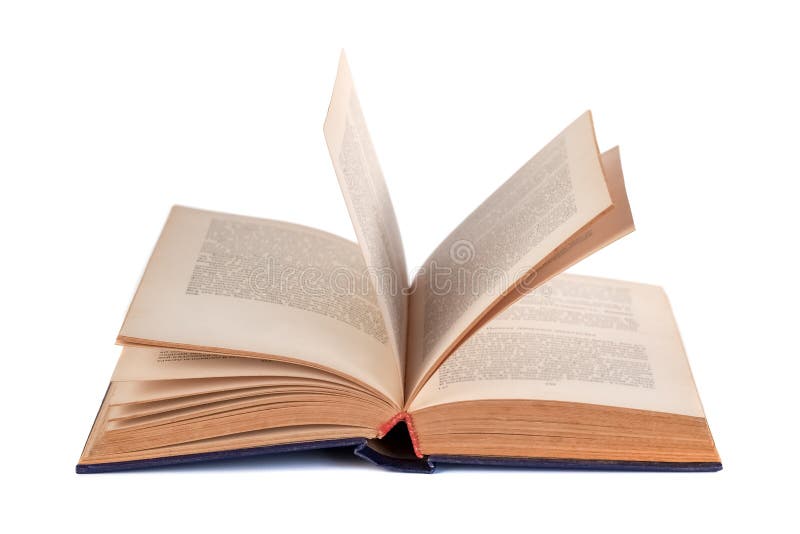 Single Book Isolated on White Background, Education Stock Photo - Image ...