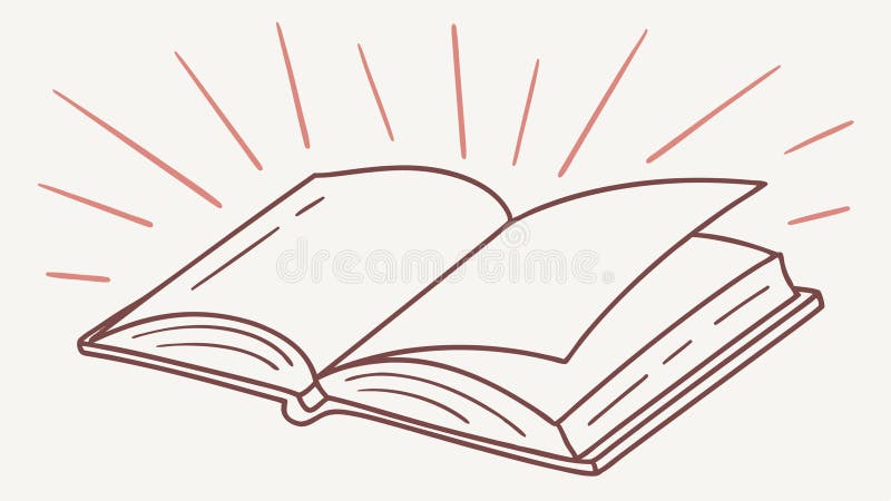 Open Book, Knowledge and Enlightenment, Vector Design Generative AI ...