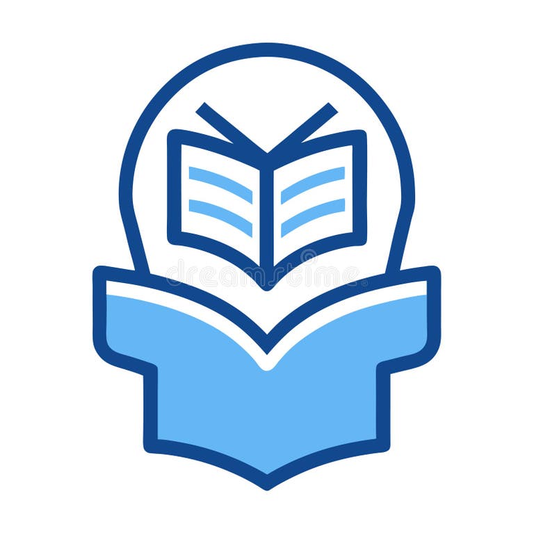 Open Book Knowledge Icon for Education, Libraries, and Learning ...