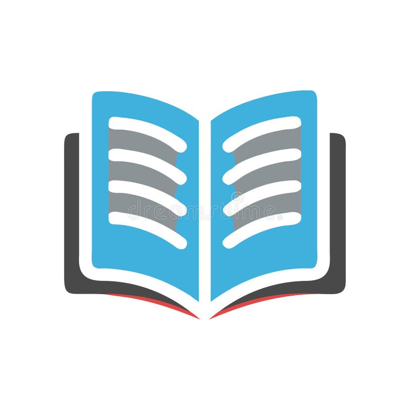 Open Book for Knowledge and Learning Stock Vector - Illustration of ...