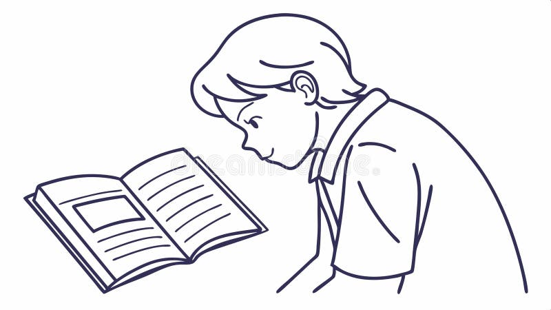 Open Book with Landscape Drawing, Escape through Reading Graphic Vector ...