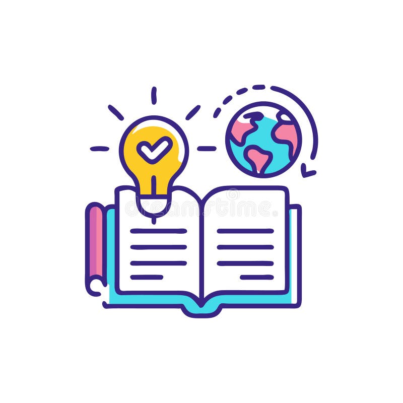 Open Book Leading To Global Ideas and Solutions Stock Photo ...