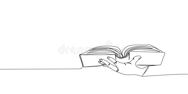 Continuous Line Drawing Hand Open Stock Illustrations – 950 Continuous ...