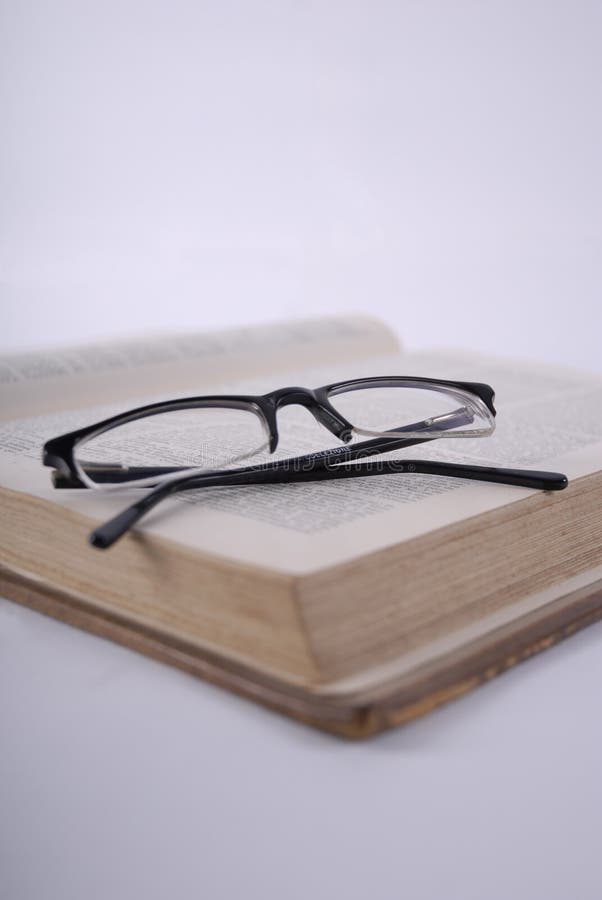 Open Book and Lenses stock photo. Image of letters, book - 10274136