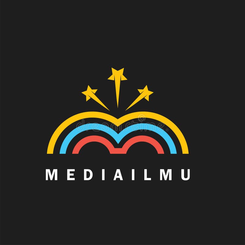 Open Book Letter M Logo Icon Vector Concept Design for Branding ...