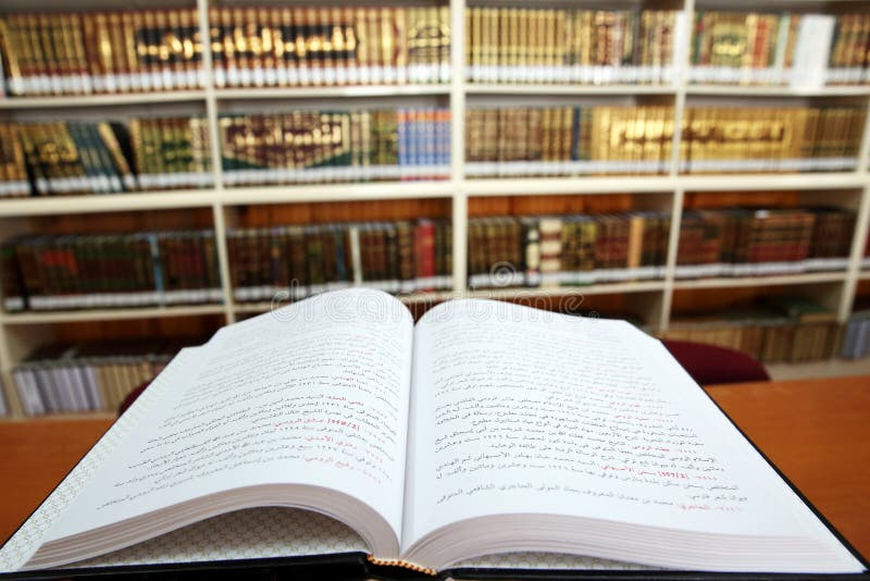 Open Book in library stock image. Image of archives, college - 54641533